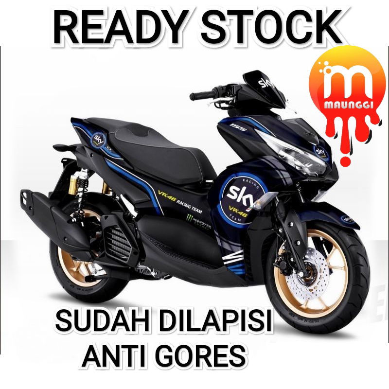 Jual Decal aerox conected full body Striping aerox 155 full motif ...