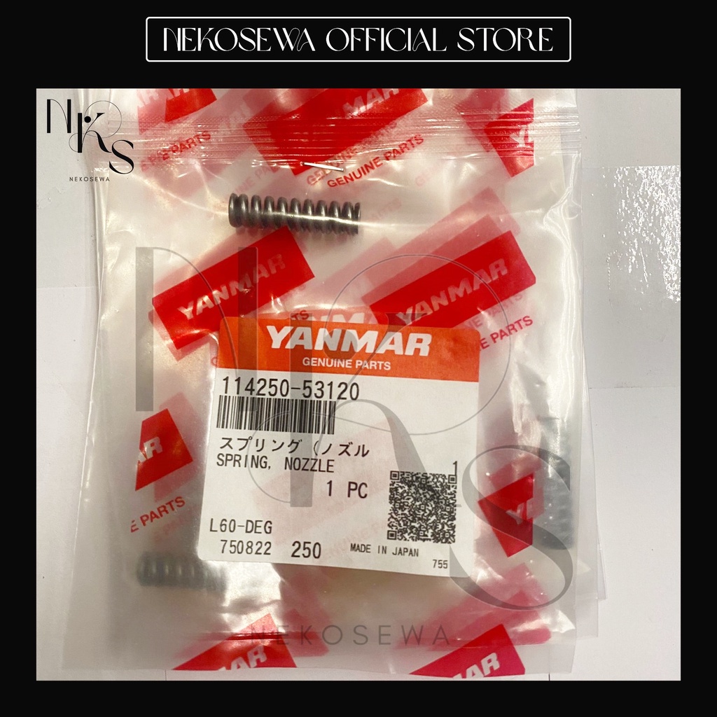 Jual YANMAR SPRING NOZZLE 114250-53120 TF55/TF75/TF115/TN 11425053120 ...