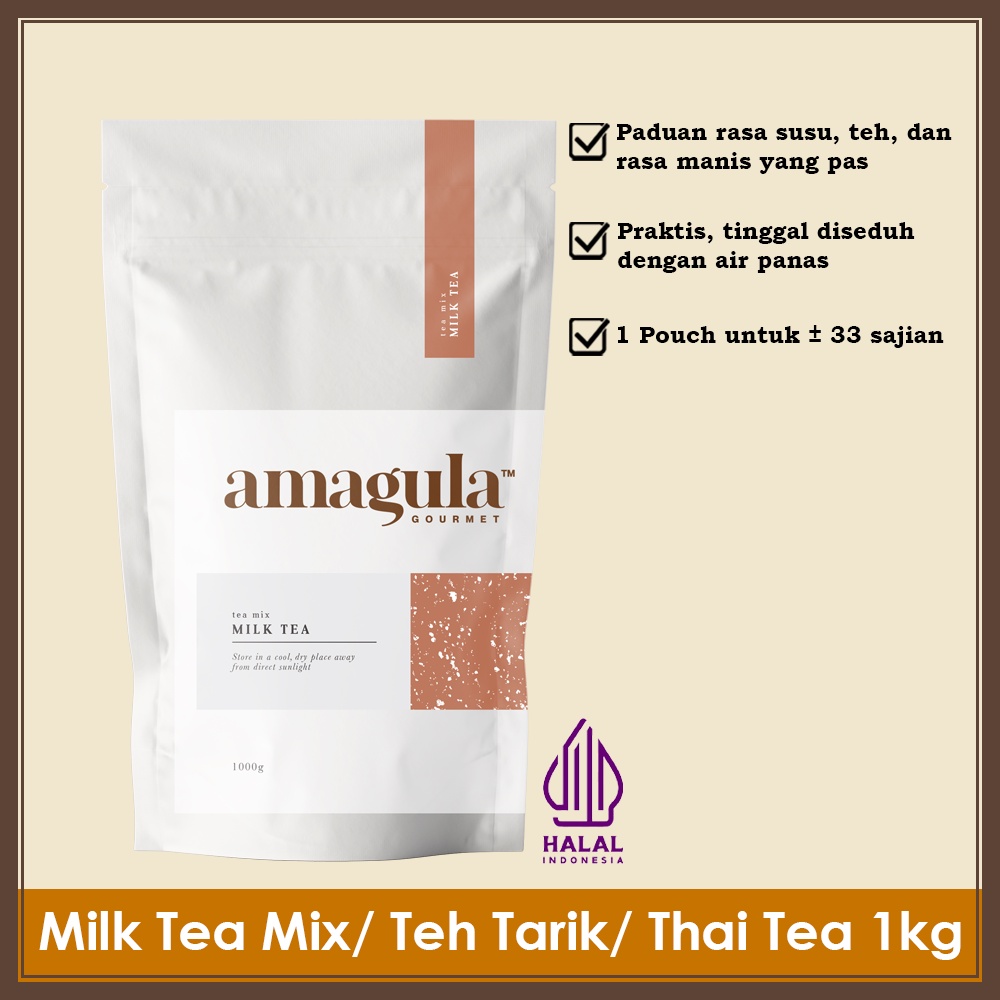 Jual BUBUK MINUMAN MILK TEA/ THAI TEA/ TEH TARIK PREMIUM 1000g ...