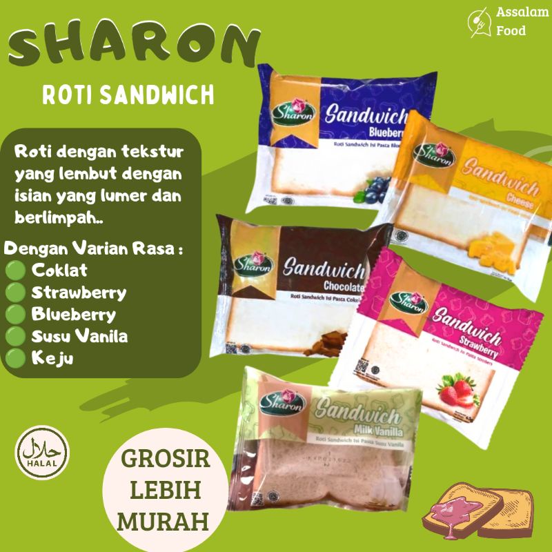 Jual SHARON SANDWICH Roti Sandwich Lembut Dengan Isian Melimpah ...
