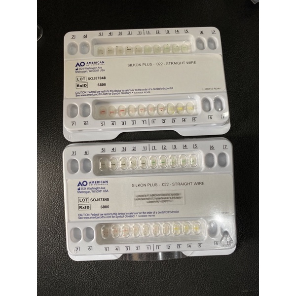 Jual American Orthodontic AO bracket Silkon Plus clear | Shopee Indonesia