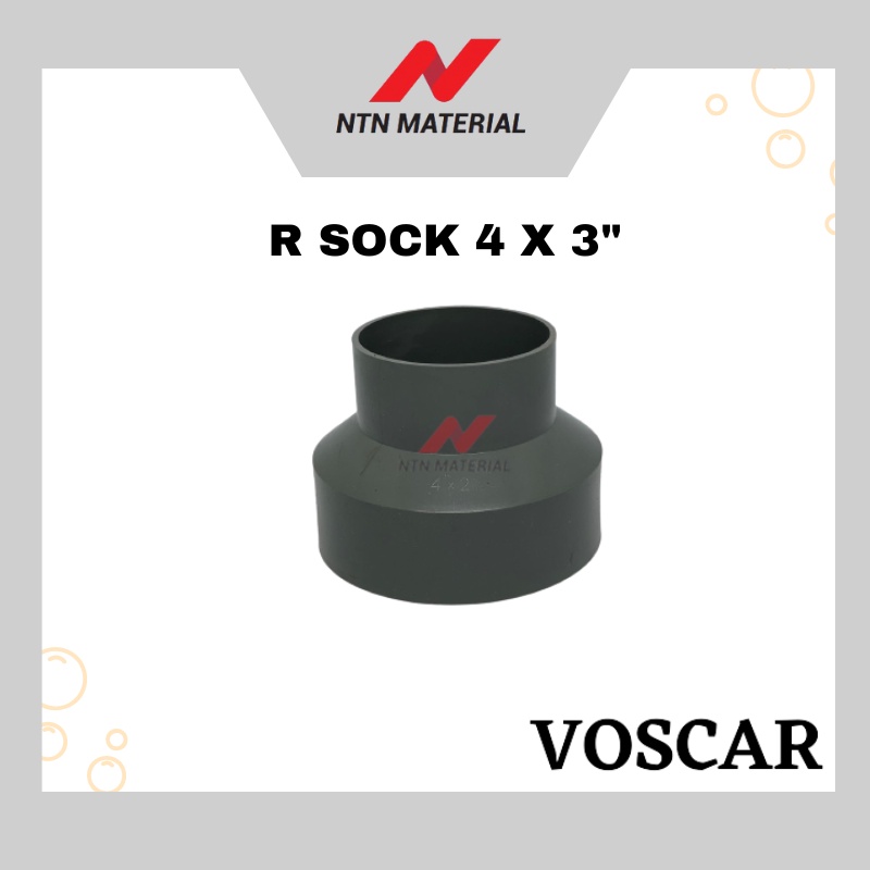 Jual R Sock/Reduce Socket/R Sock Voscar D 4 x 3" inch Fitting Pipa PVC ...