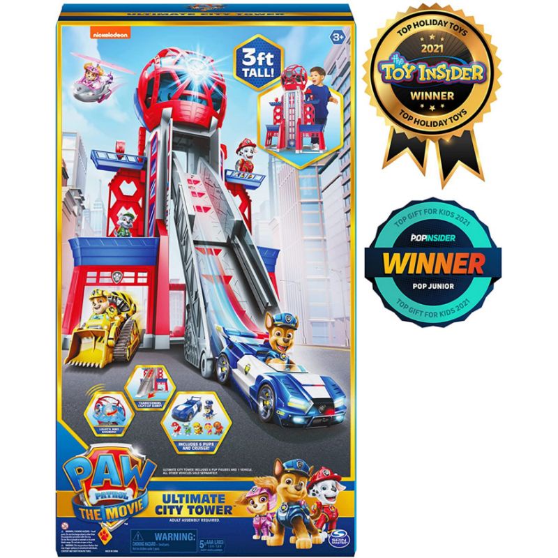 Jual paw patrol ultimate city tower 3ft tall transforming tower ...