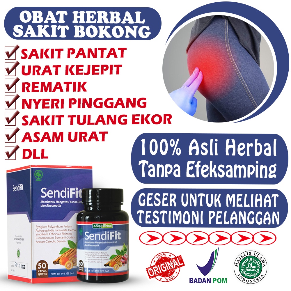Jual Obat sakit pantat bokong sampai kaki urat kejepit rematik nyeri ...