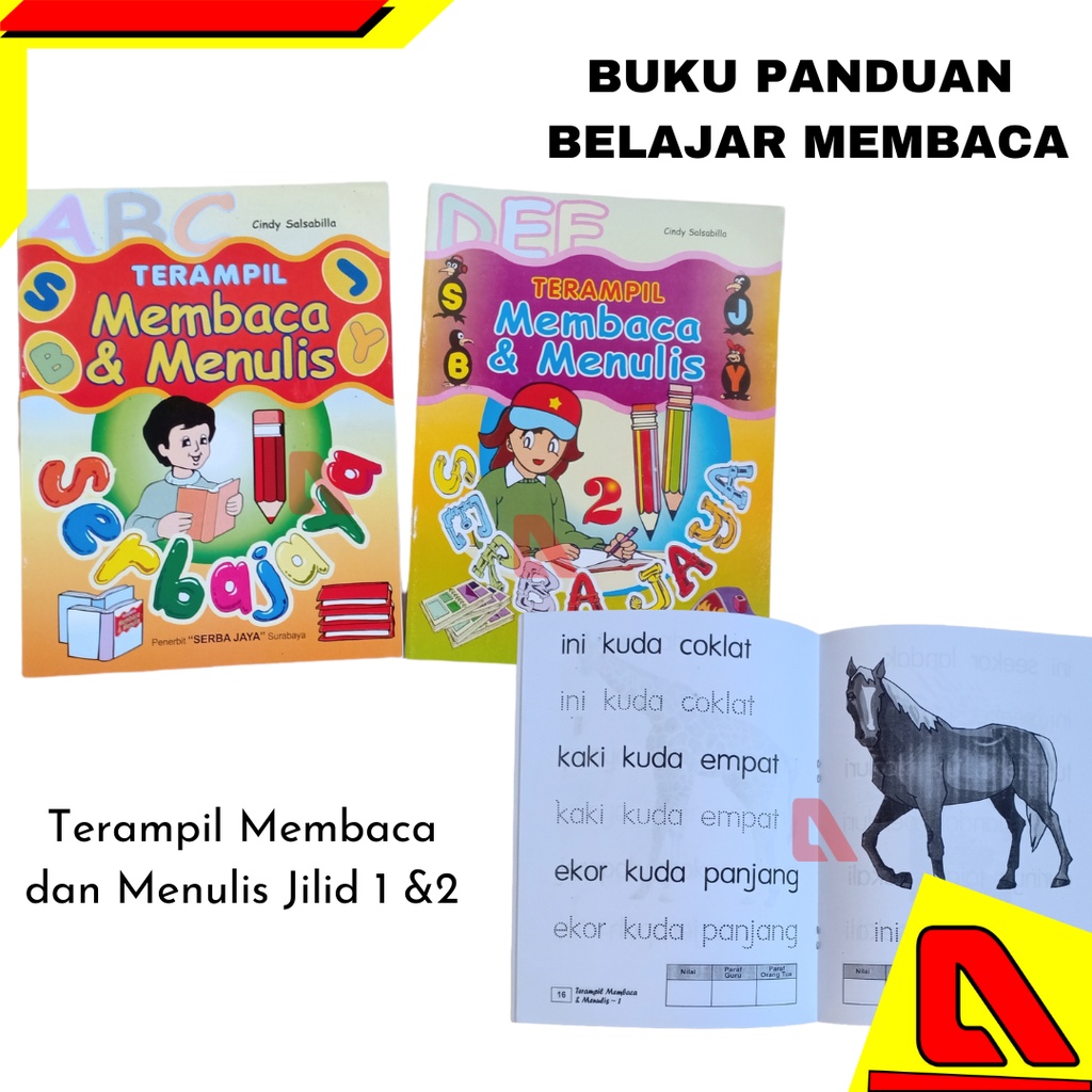 Jual BUKU TERAMPIL MEMBACA DAN MENULIS SERBA JAYA / BUKU BELAJAR ...