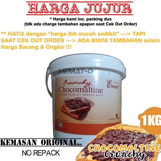 Jual Elmer CHOCOMALTINE Crunchy 1 Kg ORIGINAL (Berat Pegiriman hanya 1 ...