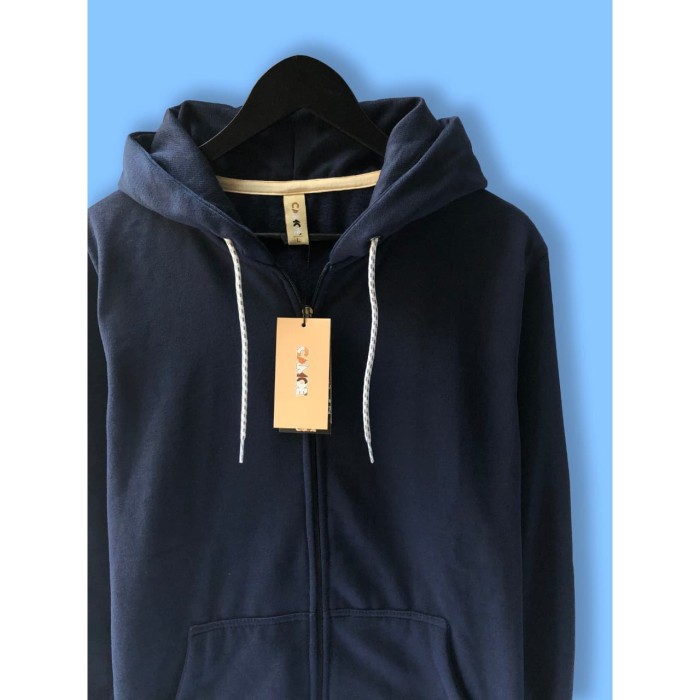 Jual Produk Terbaik - Jaket Hoodie Zipper Premium Camoe Original Navy ...