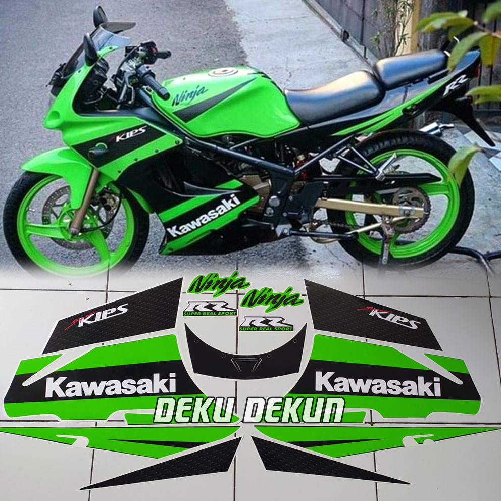 Jual Striping Ninja Rr Old se Hijau 2008 Tahan Vernis Sudah Potongan ...