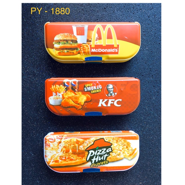 Jual KOTAK PENCIL MAGNET OVAL MC.DONALD KFC PIZZAHUT 1880 | Shopee ...
