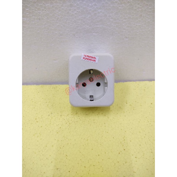 Jual Stop Kontak Arde Colokan Listrik 1LB UTICON ST-118 ORIGINAL | Shopee Indonesia