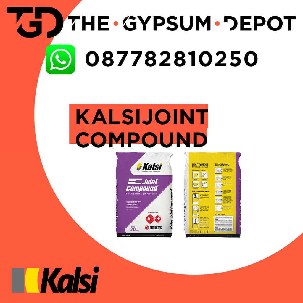 Jual Kalsi Joint Compound / Kompon Kalsiboard | Shopee Indonesia