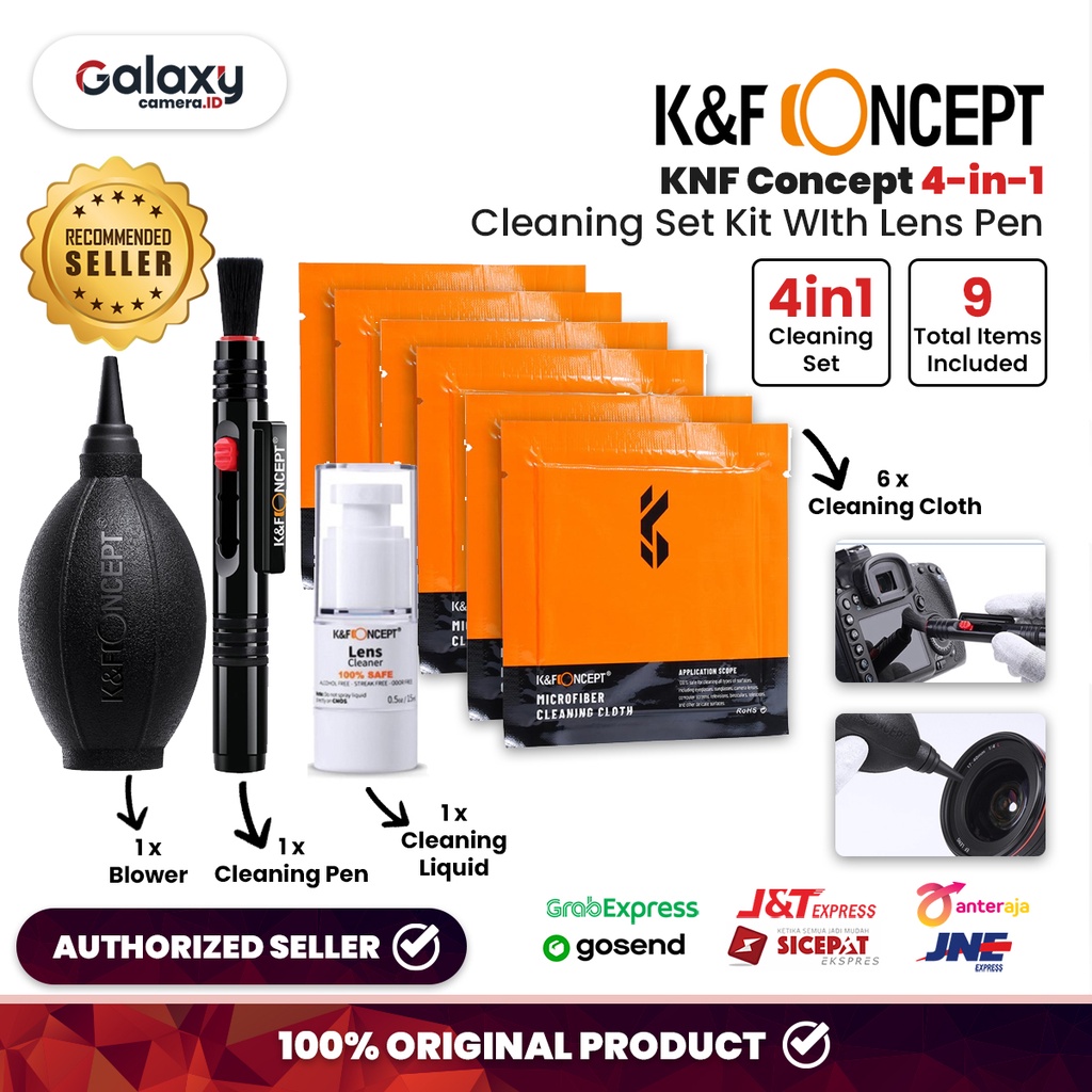 Jual K&F Concept 4-In-1 Camera Lens Cleaning Pen Cleaning Kit KNF Original | Shopee Indonesia