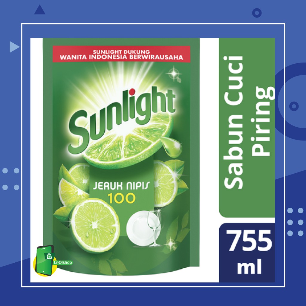 Jual Sunlight Cairan Pencuci Piring Refill Jeruk Nipis 755ml | Shopee Indonesia