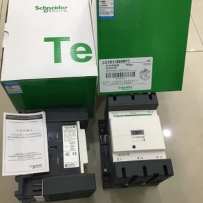 Jual Kontaktor / Contactor schneider LC1D115M7 / LC1D115 220V AC ...