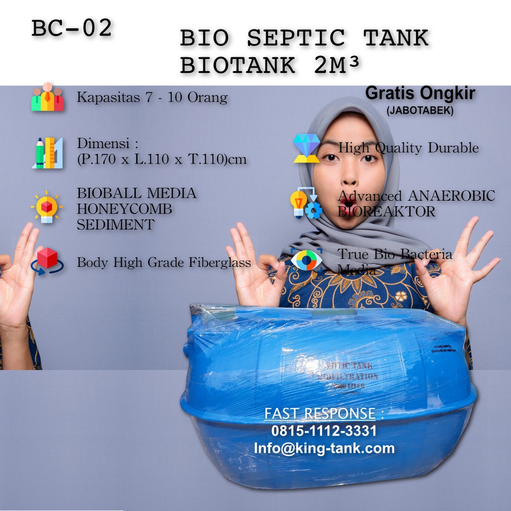 Jual Sepiteng BIOTANK BIOFIL 2000 Liter / 2m3 | Shopee Indonesia