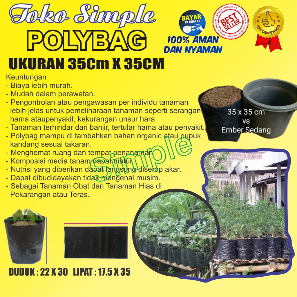 Jual POLIBEK I POLYBEK I POLYBEG I POLIBAG I POLYBAG TANAMAN POT SEMAI ...