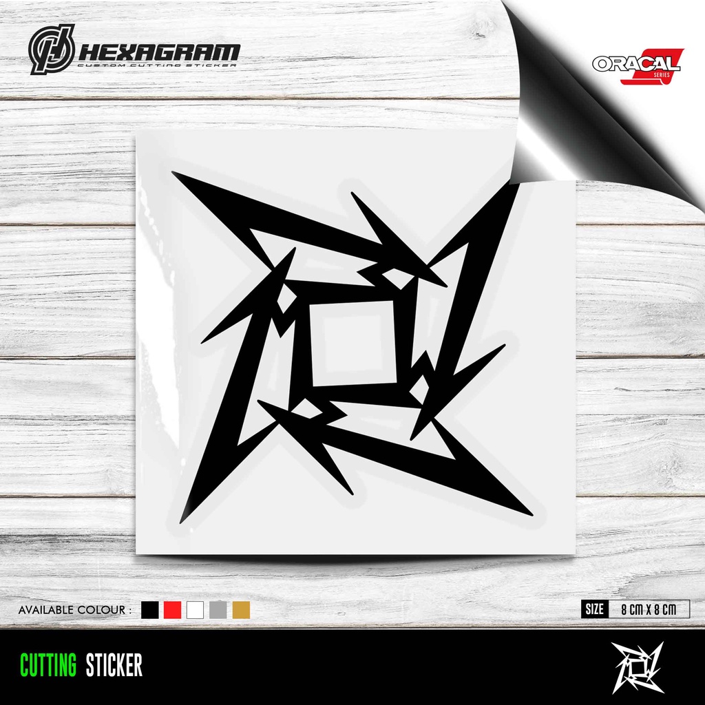 Jual Cutting Sticker Metallica Logo | Stiker Cutting Metallica ...
