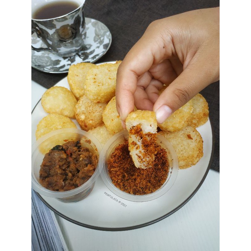 Jual PENTOLATA ULEN CRISPY ORIGINAL + SAMBAL ONCOM ISI 10 (500gr ...