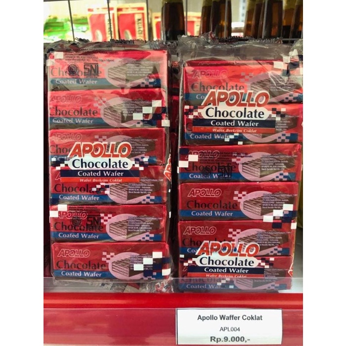 Jual Wafer-Biskuit- Apollo Wafer Susu Dan Cokelat - Coklat -Biskuit ...