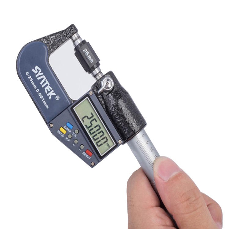 Jual Digital Micrometer 0.001mm 0-25mm Syntek Thickness Outside Micro ...