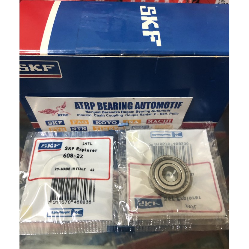 Jual BALL BEARING 608 ZZ 2Z SKF ITALY | Shopee Indonesia