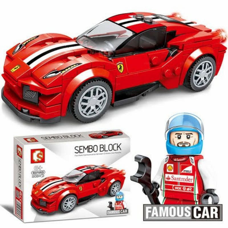 Jual Sembo Block Famous Car Sedan - Mainan Lego Brick Mobil Anak Bricks ...