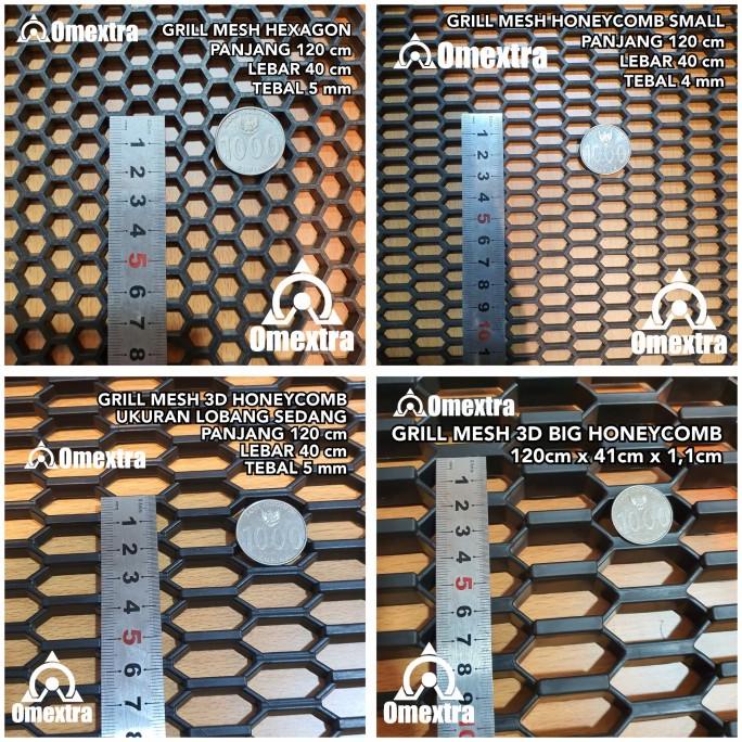 Jual Car Grill Mesh Honeycomb SMALL Mesh Grille Sheet Grill Jaring ...