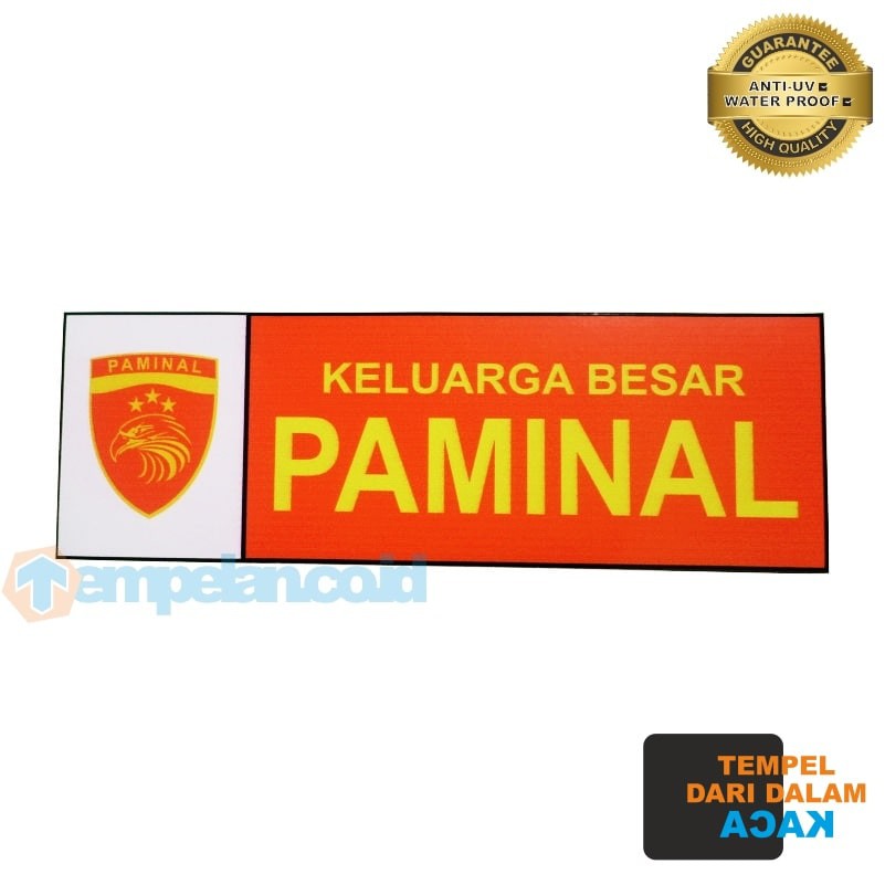 Jual STIKER KELUARGA BESAR PAMINAL POLRI (TEMPEL DALAM KACA) | Shopee ...
