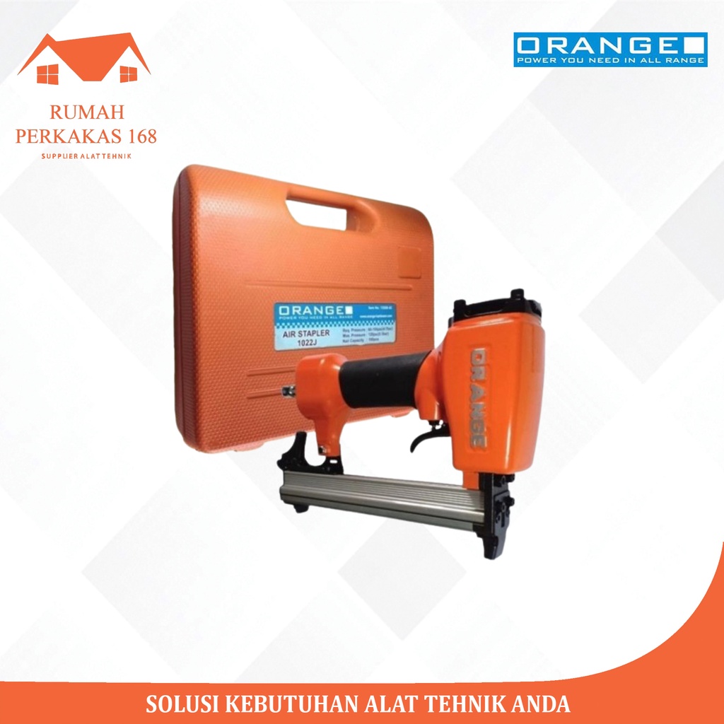 Jual MESIN AIR NAILER U 1022J / MESIN STAPLES U 1022J ORANGE | Shopee ...