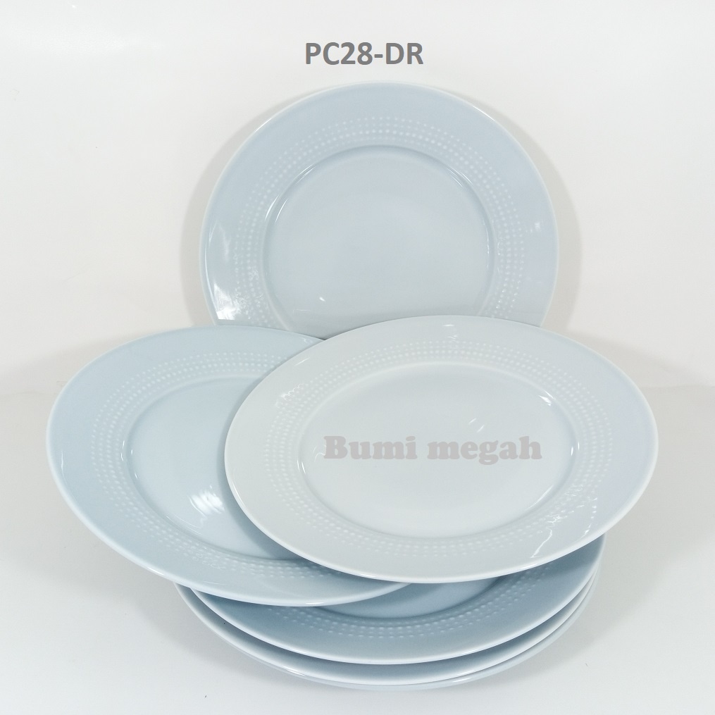 Jual Piring Keramik Ceper 27cm (1pcs)Blanc By Indokeramik- PC28DR Light ...