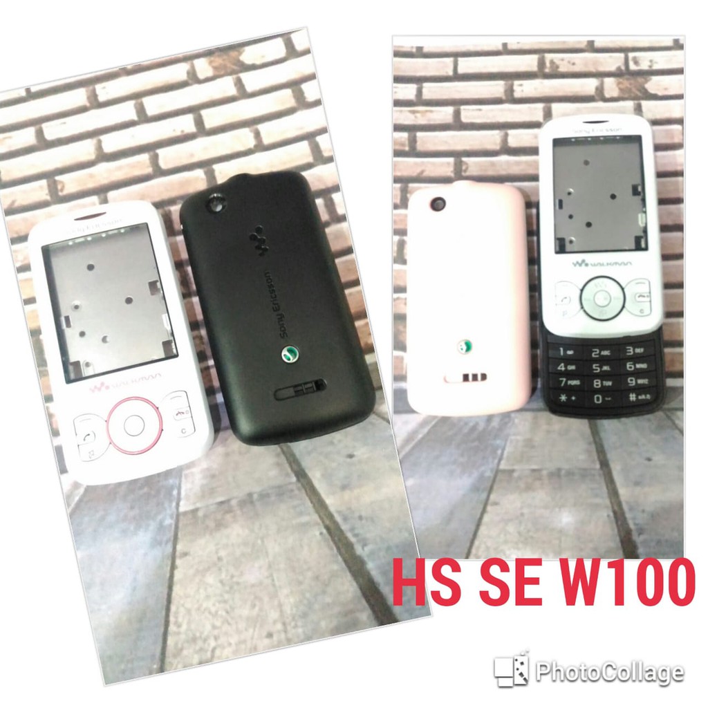 Jual Casing Fullset Tulang Housing Sony Ericsson W100 Original Full ...