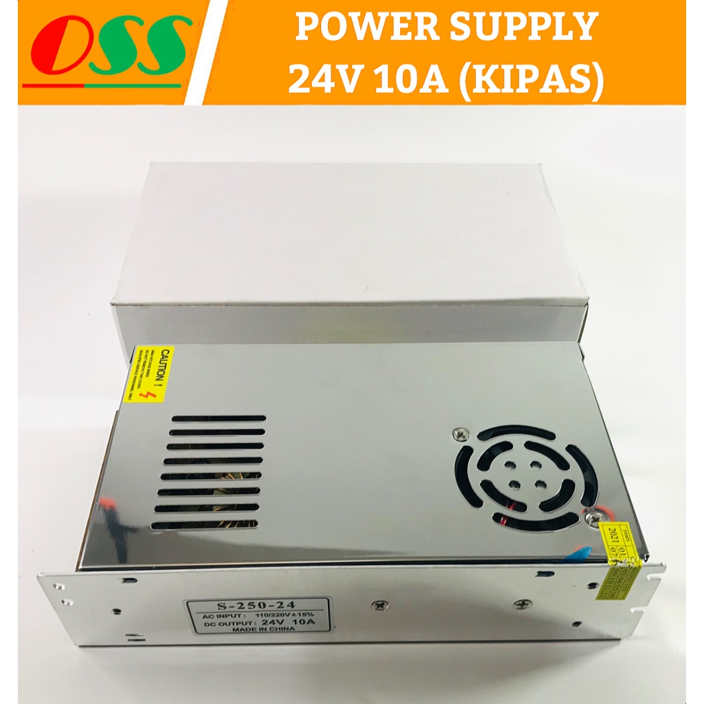 Jual POWER SUPPLY 24V 10A / PSU 24V 10A SMPS TRAFO SWITCHING POWER ...