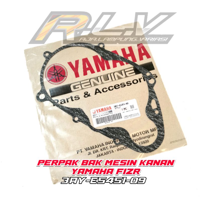 Jual PERPAK BAK MESIN KANAN YAMAHA F1ZR 3AY-E5451-09 | PAKING GASKET BAK KALTER KANAN FIZR FIZ R ...