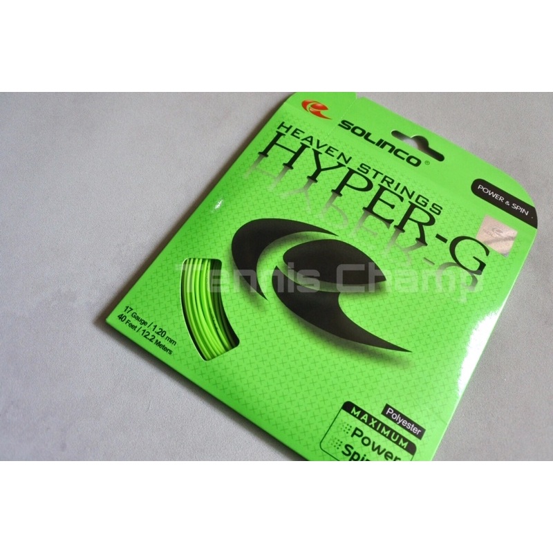 Jual Senar Raket Tenis Solinco Hyper-G Power Spin/Tennis Racket String Heaven Original | Shopee ...
