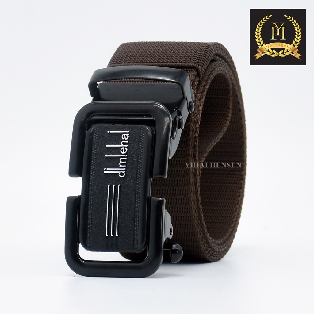 Jual [Y&H] Ikat Pinggang Pria Canvas Nylon Belt Nylon Canvas Sabuk Pria Nylon Kepala Logam Besi ...