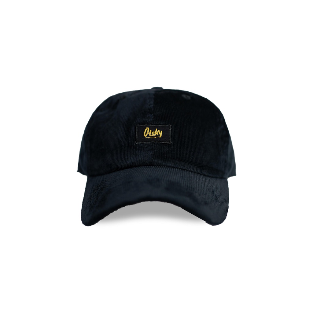 Jual Otsky Topi Pria Baseball Corduroy Font Logo Gold | Shopee Indonesia