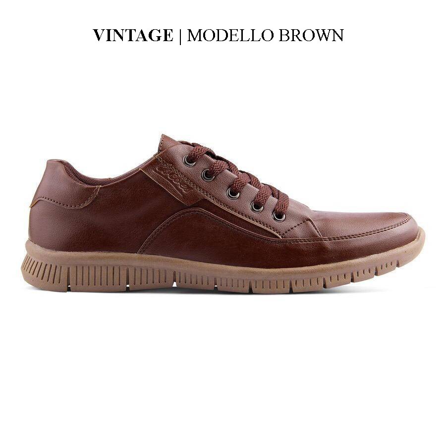 Jual Vintage - Modello Sepatu Sporty Klasik Vintage Kasual Pria/Cowok ...