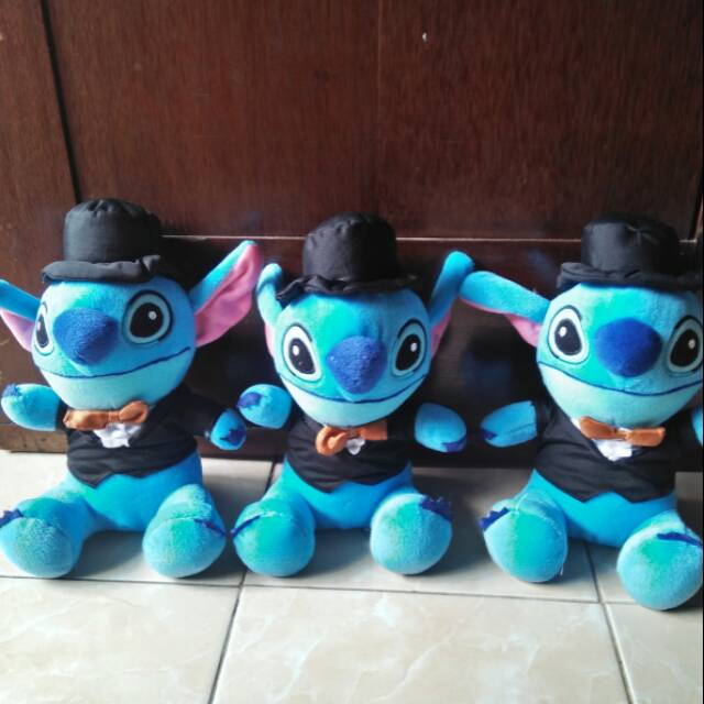 Jual Boneka Stith Pakai Jas Topi Boneka Stitch Jas Topi | Shopee Indonesia