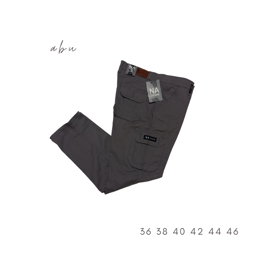 Jual CARGO BIG SIZE [ABU] PREMIUM / ORIGINAL /JUMBO | nadenim | Shopee ...