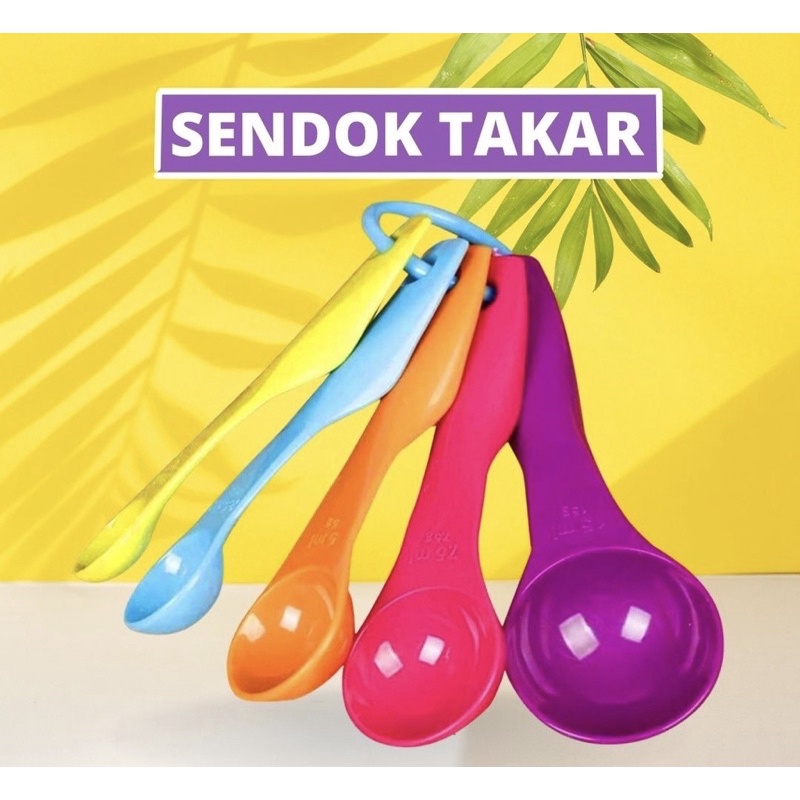 Jual Sendok Takaran Plastik Set ( Isi 5 Pcs ) | Serbaguna Cocok Untuk ...