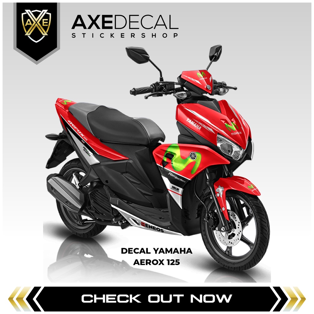 Jual Decal Aerox 125 Movistar Full Body / Sticker Motor Yamaha Aerox ...