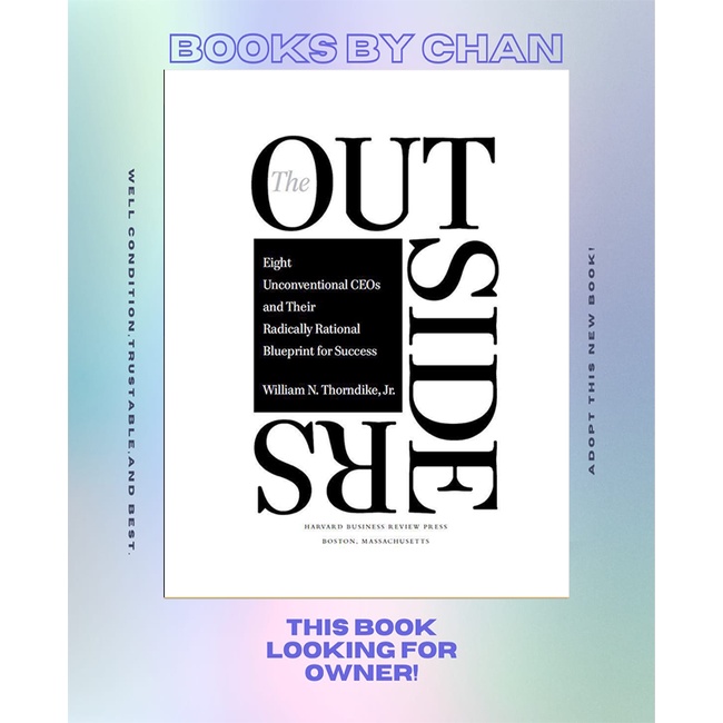 Jual The Outsiders Eight Unconventional CEOs and Their Radically ...