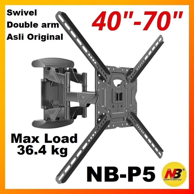 Jual NB P5 NBP5 North Bayou Bracket TV Monitor 40 50 60 70 INCI (100% ...