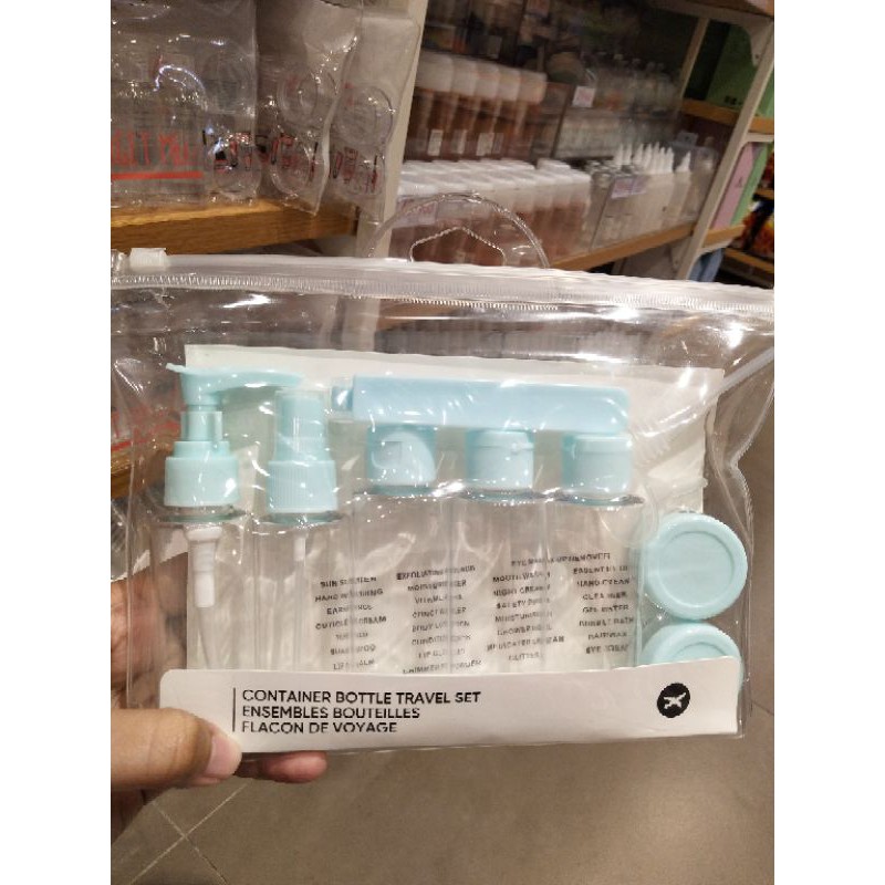 Jual Travel Bottle Set 11 Pieces Miniso | Shopee Indonesia
