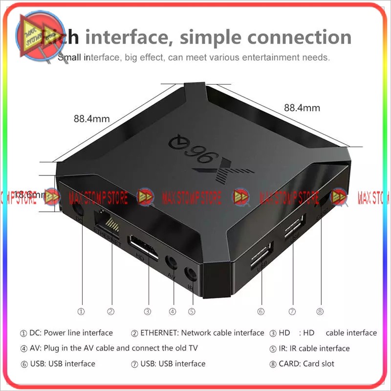 Jual STB X96 4K 2GB + 16GB Android TV Siap Nonton Channel Lokal dan ...