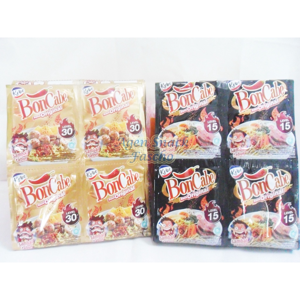 Jual Kobe Bon Cabe Original Sachet 6 gram (1 renceng isi 12 sachet ...