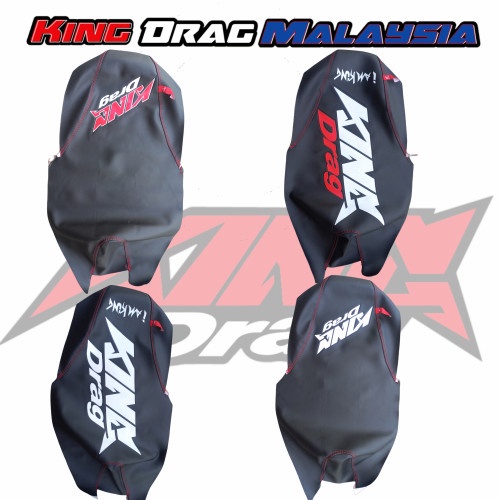 Jual KULIT JOK MOTOR KING DRAG JAHIT KAIN JOK MODEL TULISAN KING DRAG ...