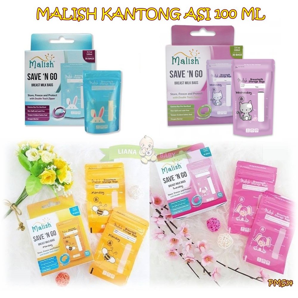 Jual Plastik ASI Malish / Kantong ASI Malish 100ml | Shopee Indonesia