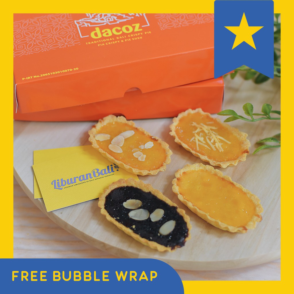 Jual PIE SUSU DACOZ BOX BESAR (Rasa Original, Keju, Almond dan Choco ...