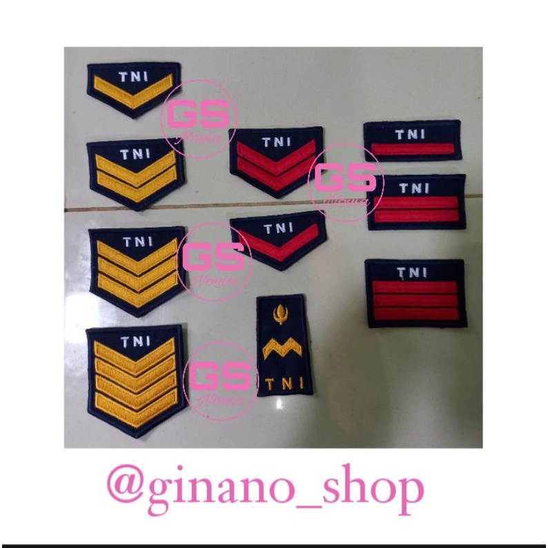 Jual Pangkat TNI AU PDH Bordir (PRADA/PRATU/PRAKA/KOPDA/KOPTU/KOPKA ...